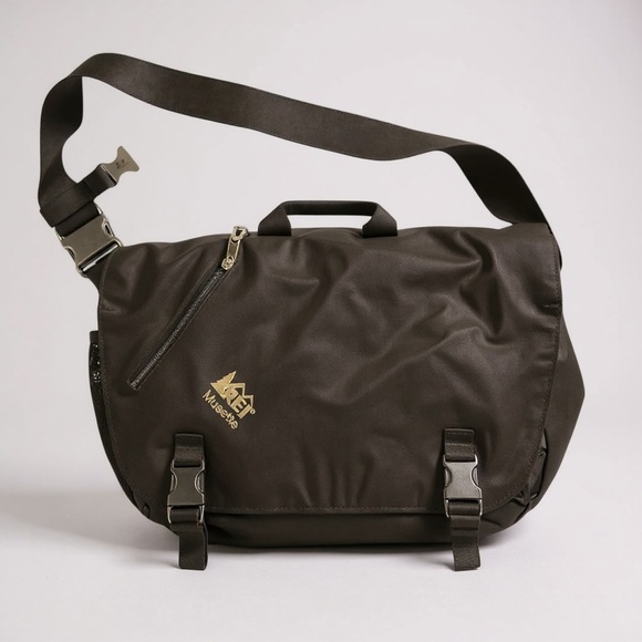REI | Bags | Rei Musette Messenger Bag Black Crossbody Outdoor Utility ...